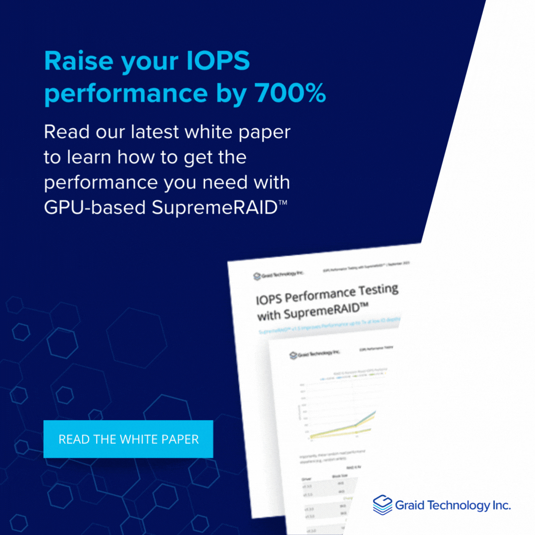 Graid Technology Inc. on LinkedIn: #iops #latency Graid Technology Inc. on LinkedIn: #iops #latency