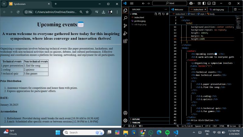 #webdevelopment #html #collegesymposium | Karthika Murugesan #webdevelopment #html #collegesymposium | Karthika Murugesan