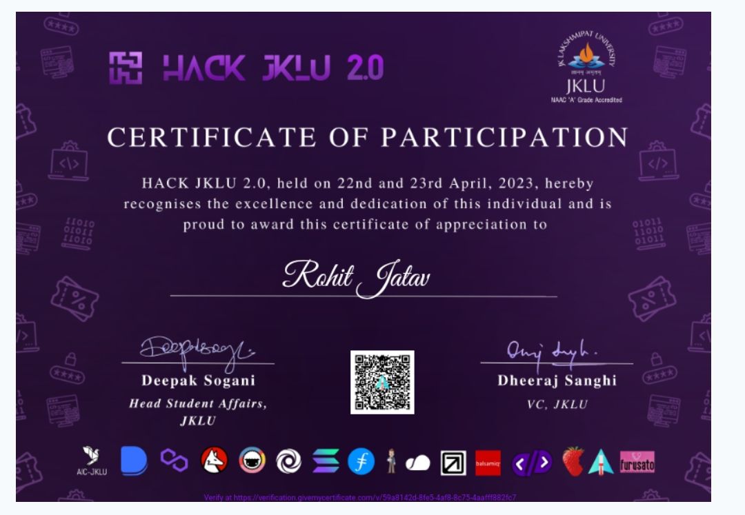 #share #certification #hackathon #project #projectmanagement | Rohit ... #share #certification #hackathon #project #projectmanagement | Rohit ...