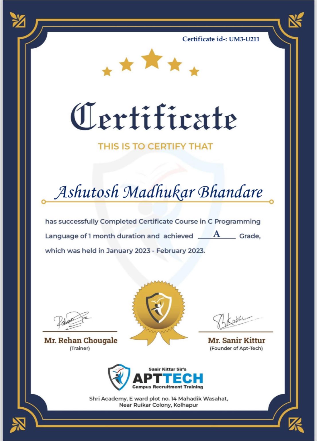 Ashutosh Bhandare on LinkedIn: #cprogramming #apttechsolutions #programming Ashutosh Bhandare on LinkedIn: #cprogramming #apttechsolutions #programming