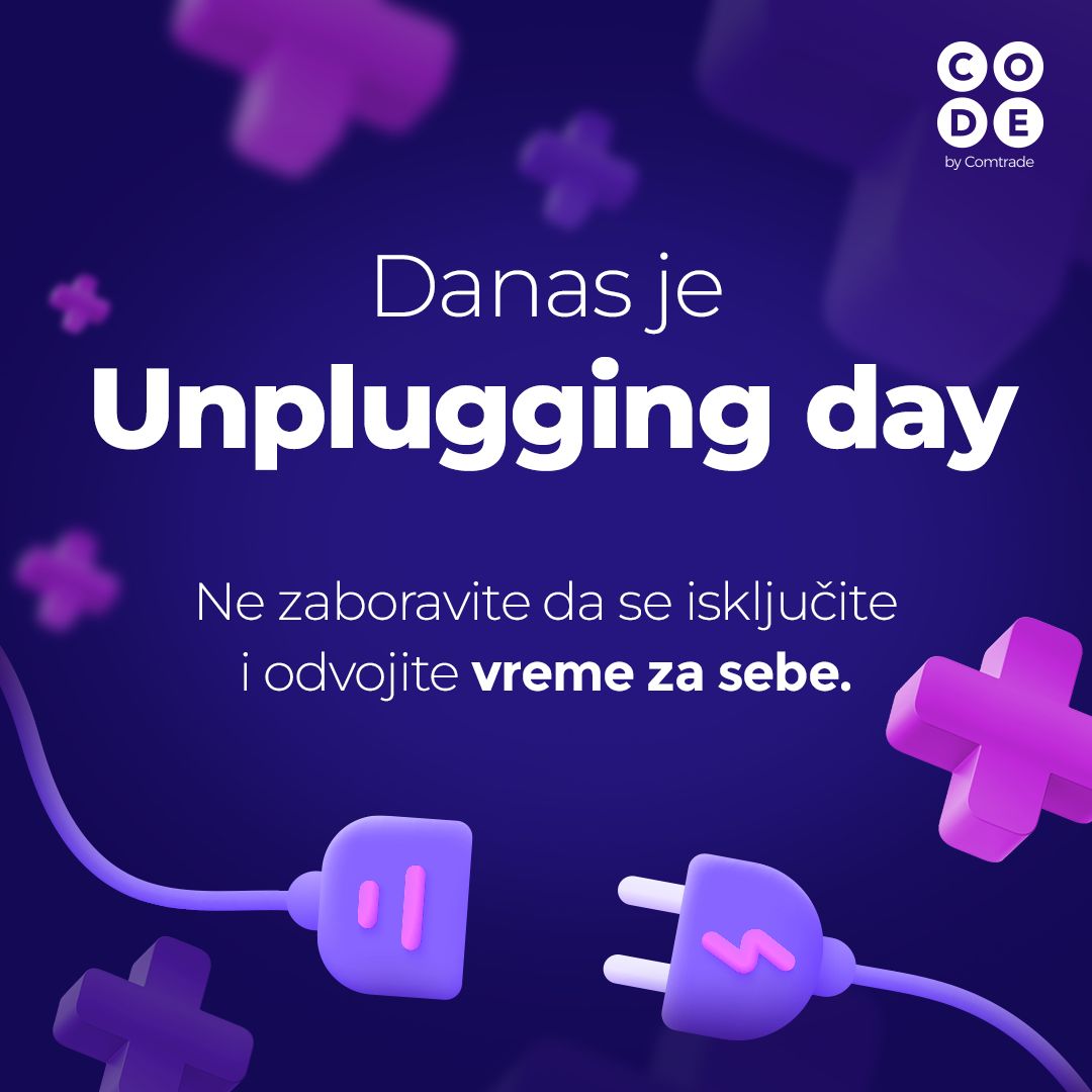 Code by Comtrade on LinkedIn: #codebycomtrade #codecentar #unpluggingday Code by Comtrade on LinkedIn: #codebycomtrade #codecentar #unpluggingday