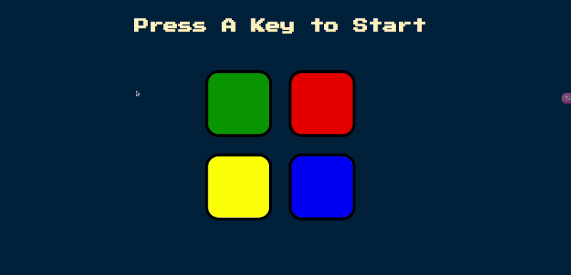 Simon's Game project using HTML + CSS + Jquery Throughout this project ... Simon's Game project using HTML + CSS + Jquery Throughout this project ...