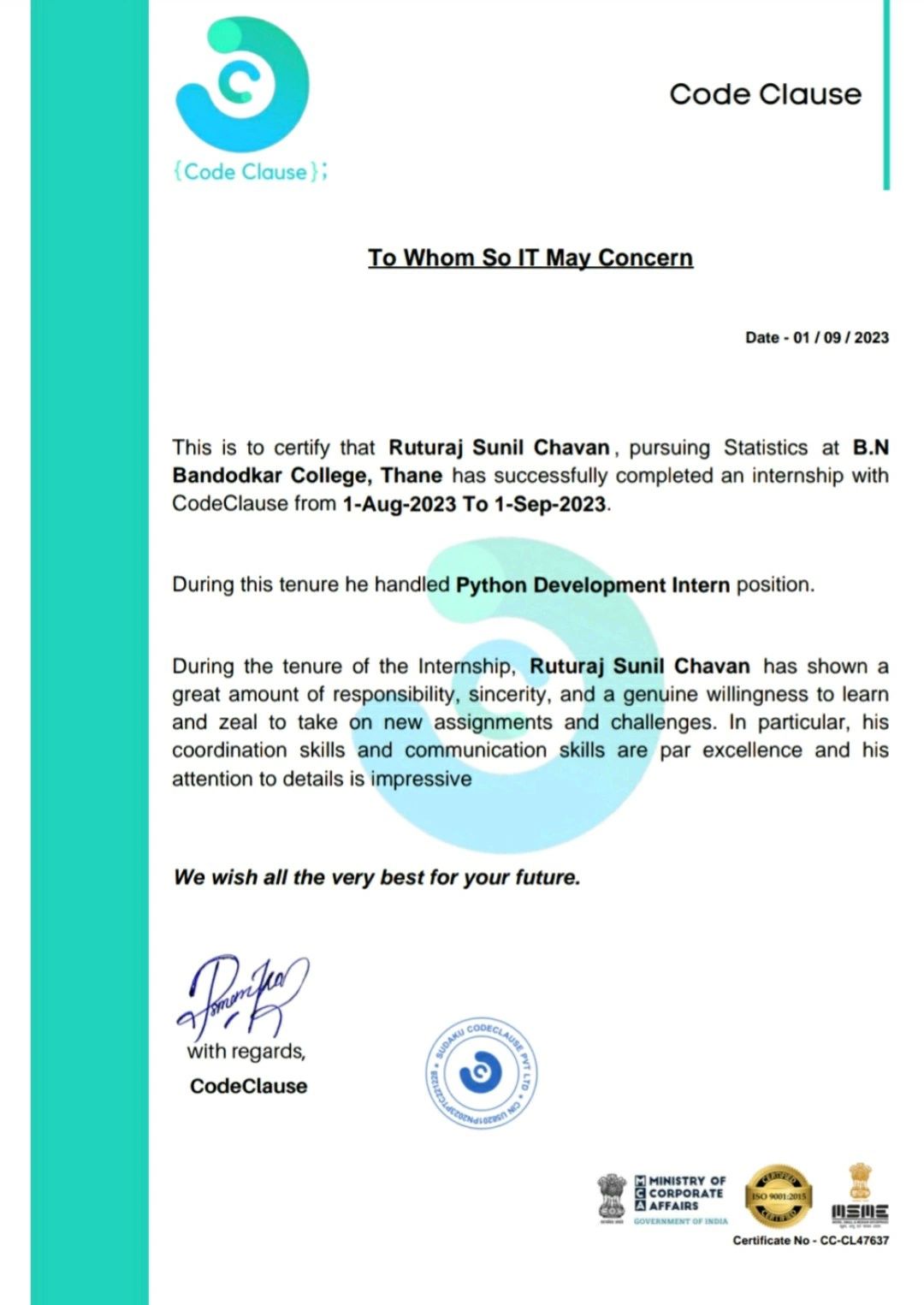 Ruturaj Chavan on LinkedIn: #connections Ruturaj Chavan on LinkedIn: #connections
