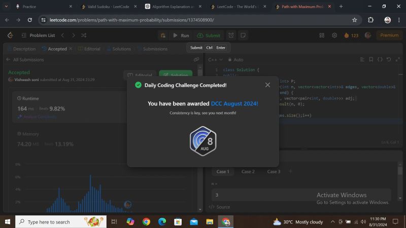 Vishwash soni on LinkedIn: #leetcode #codingchallenge #consistency ... Vishwash soni on LinkedIn: #leetcode #codingchallenge #consistency ...