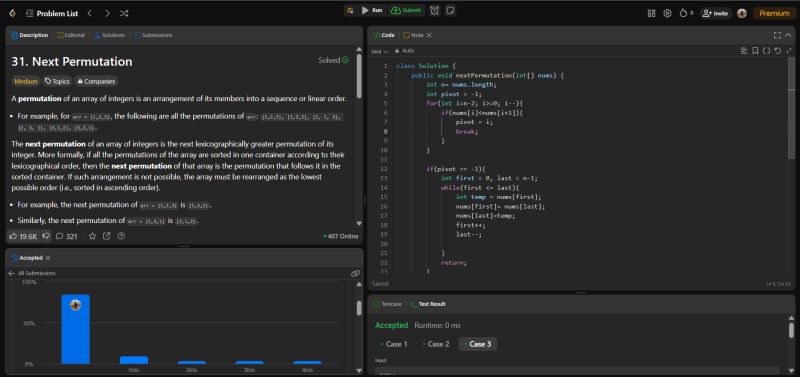 #leetcode #dsa #coding #array #nextpermutation #interviewprep… | Rohit ... #leetcode #dsa #coding #array #nextpermutation #interviewprep… | Rohit ...