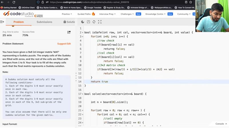 Rehan Gupta on LinkedIn: #sudokusolver #algorithms #backtracking # ... Rehan Gupta on LinkedIn: #sudokusolver #algorithms #backtracking # ...