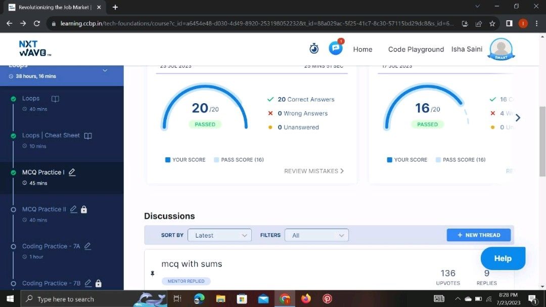 Isha Saini on LinkedIn: #nxtwave #python #mcqtest #codinglife #ccbp # ... Isha Saini on LinkedIn: #nxtwave #python #mcqtest #codinglife #ccbp # ...