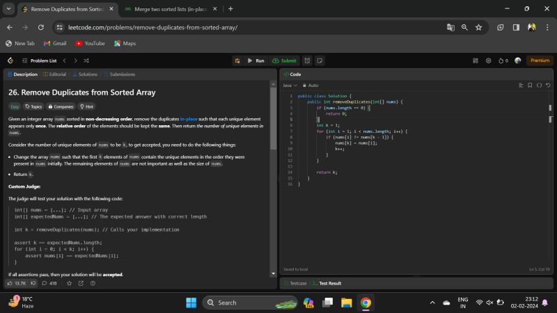 Arpit Solanki on LinkedIn: #100daysofleetcode #100daysofcodingchallenge Arpit Solanki on LinkedIn: #100daysofleetcode #100daysofcodingchallenge