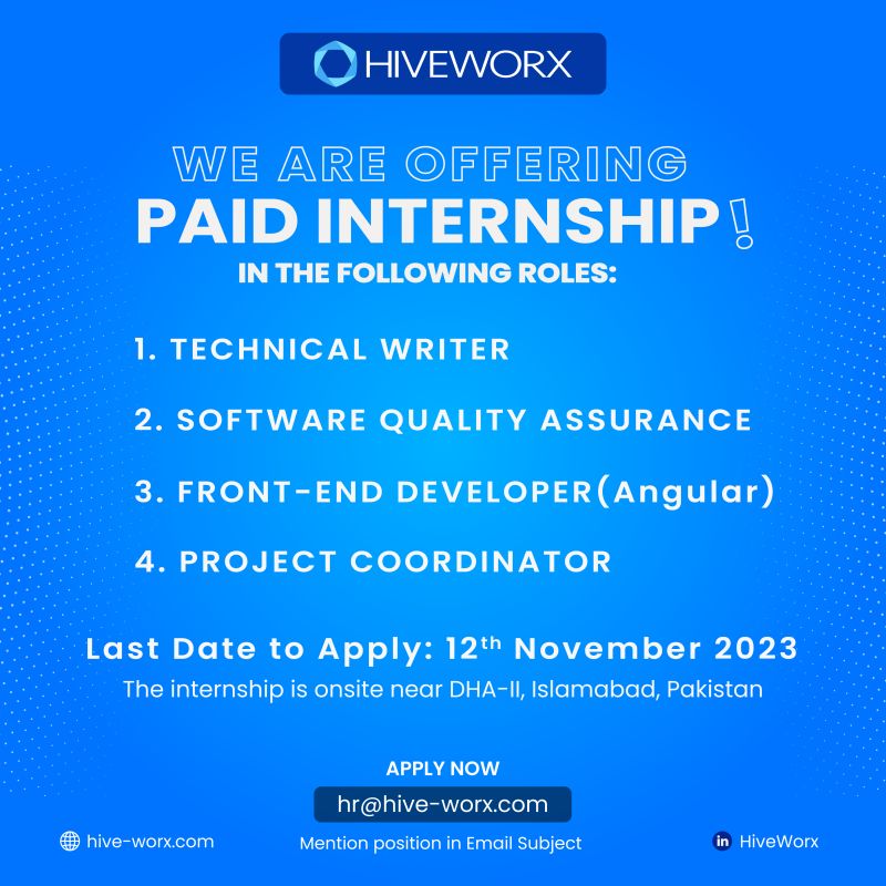 HiveWorx on LinkedIn: #paidinternship #wearehiringnow #angular # ... HiveWorx on LinkedIn: #paidinternship #wearehiringnow #angular # ...