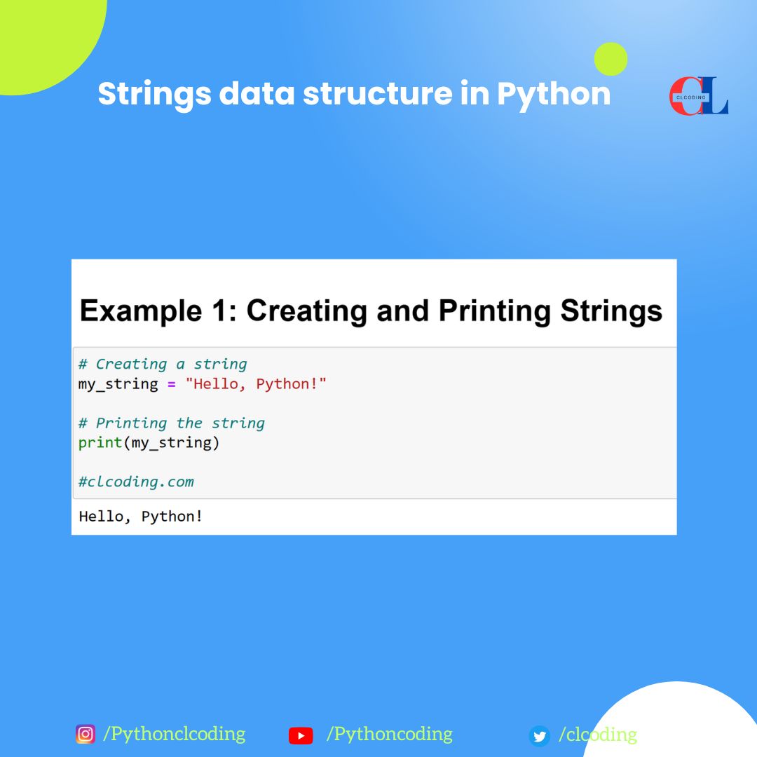 Python Coding on LinkedIn: Strings data structure in Python https ... Python Coding on LinkedIn: Strings data structure in Python https ...