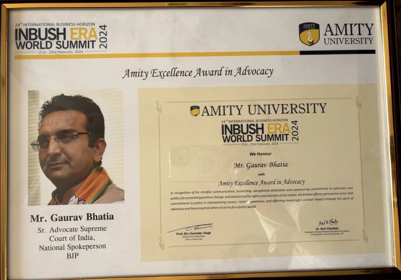 Gaurav Bhatia on LinkedIn: Truly humbled to receive this award for my ... Gaurav Bhatia on LinkedIn: Truly humbled to receive this award for my ...