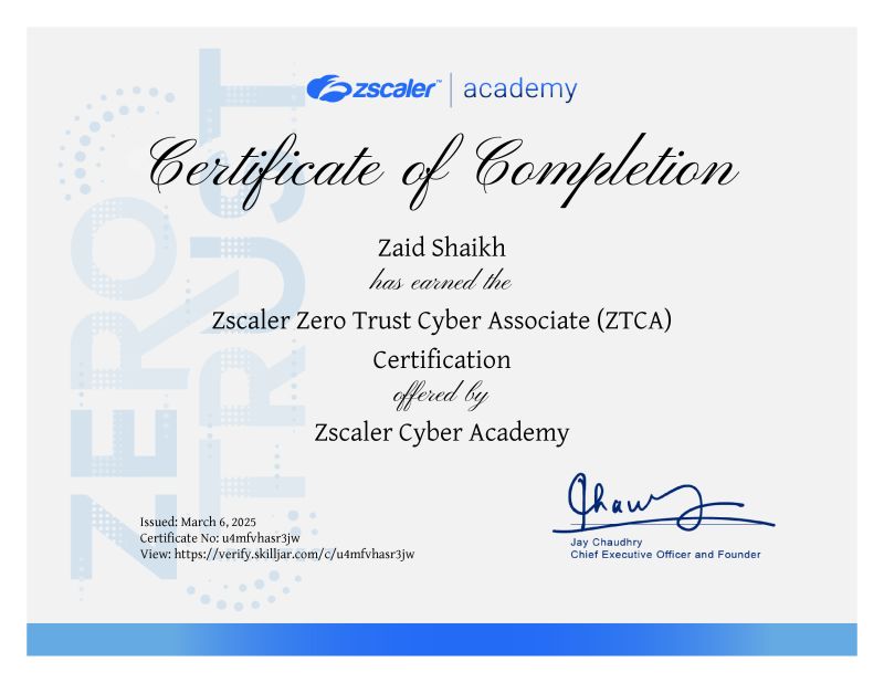 Zero Trust Certified Architect (ZTCA) | Cybersecurity Enthusiast ... Zero Trust Certified Architect (ZTCA) | Cybersecurity Enthusiast ...