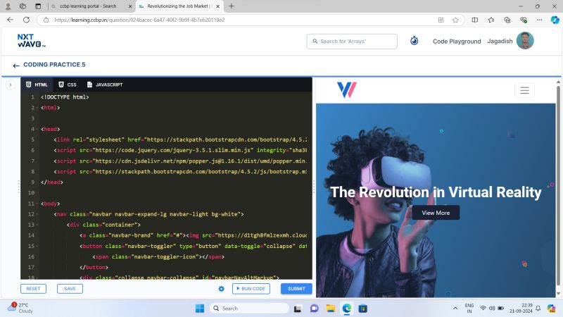 Jagadish S on LinkedIn: #day3 #html #css #30daysofcoding #ccbp #nxtwave Jagadish S on LinkedIn: #day3 #html #css #30daysofcoding #ccbp #nxtwave