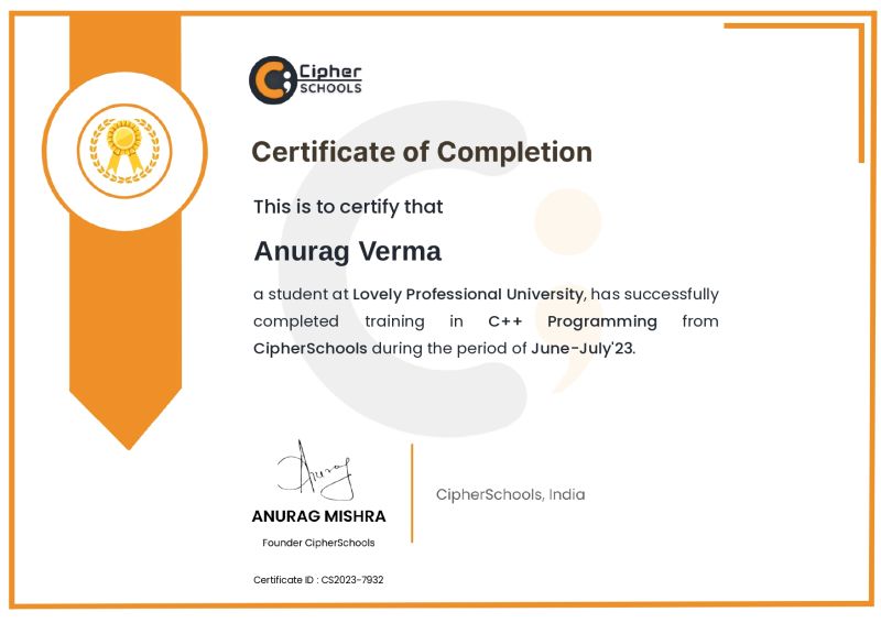 Anurag Verma on LinkedIn: #programming #cipherschool Anurag Verma on LinkedIn: #programming #cipherschool