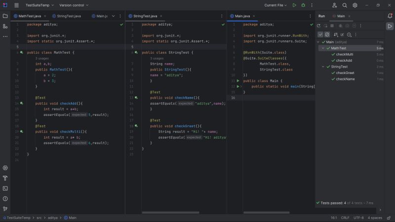 Aditya Sharma on LinkedIn: #junit #javatesting #qualityassurance # ... Aditya Sharma on LinkedIn: #junit #javatesting #qualityassurance # ...
