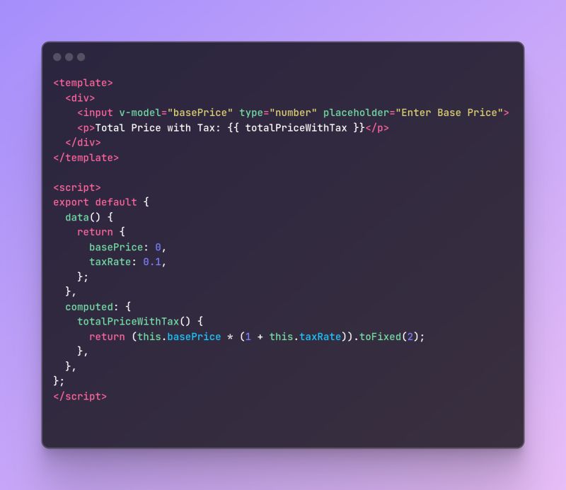 What is Vue.js Computed Properties? | Mohsin Ali π Full Stack Developer ... What is Vue.js Computed Properties? | Mohsin Ali π Full Stack Developer ...