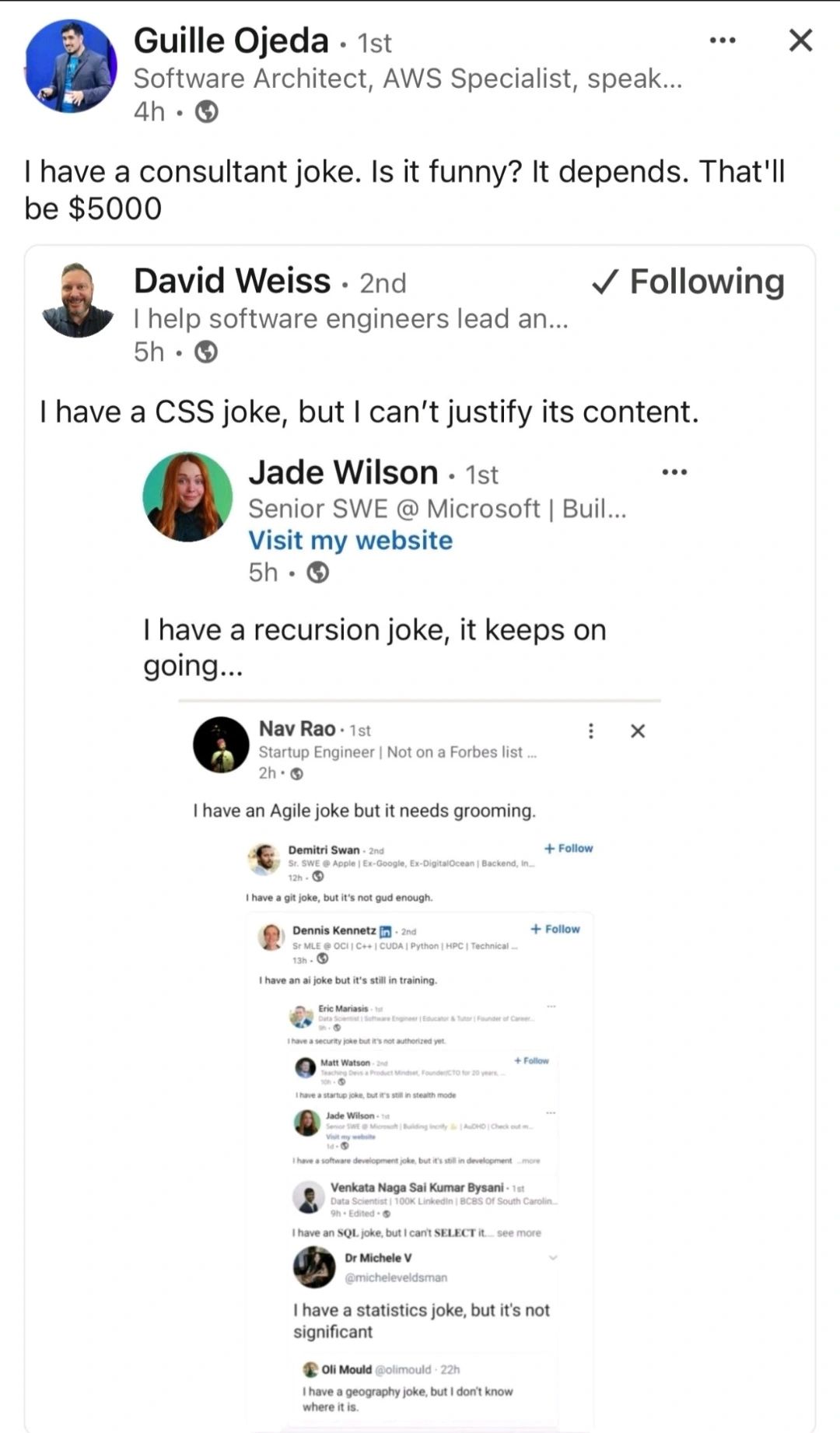 i have reactjs joke wait till this infinite renders stops | Irfan Saeed ... i have reactjs joke wait till this infinite renders stops | Irfan Saeed ...