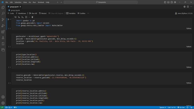 Flavio Lobo no LinkedIn: #python #geocodingpython #geopy Flavio Lobo no LinkedIn: #python #geocodingpython #geopy