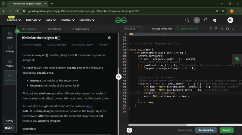 Mahak Jat on LinkedIn: #gfg160daysofproblemsolving #keepcoding # ... Mahak Jat on LinkedIn: #gfg160daysofproblemsolving #keepcoding # ...