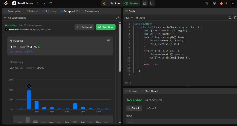 #day47 #100daysofcode #leetcode #stringtraversal #twopasssolution ... #day47 #100daysofcode #leetcode #stringtraversal #twopasssolution ...