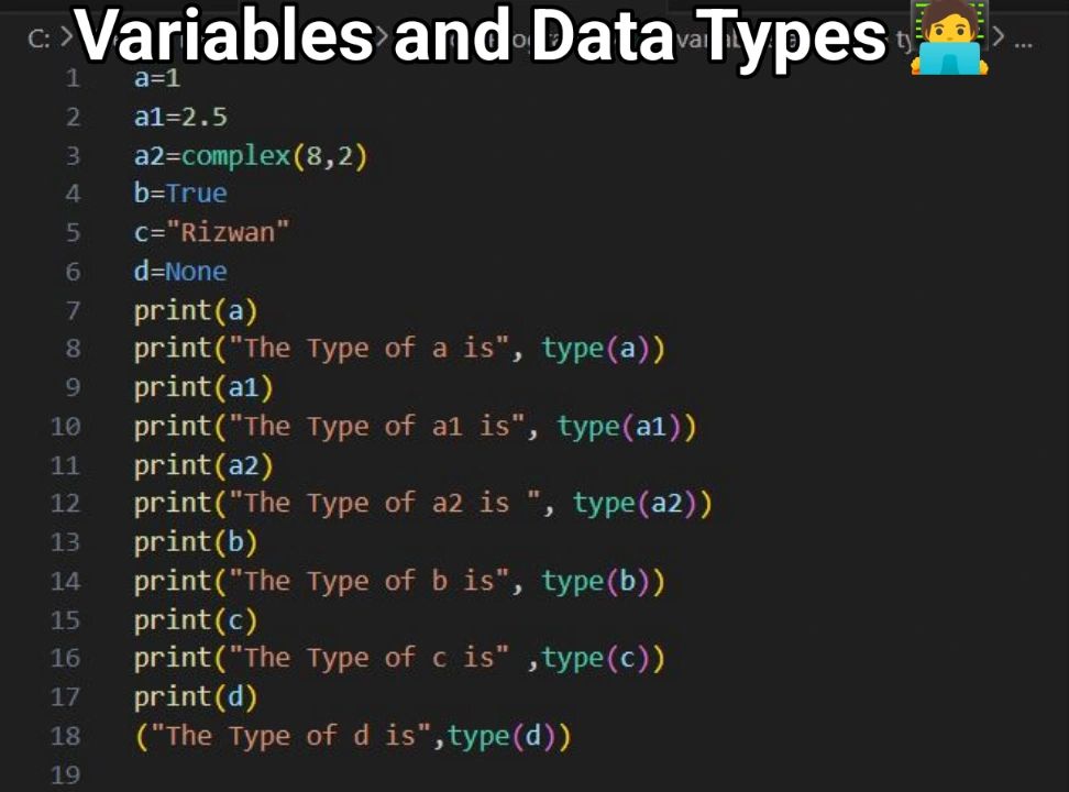 #python #pythonprogramming #variables #datatypes #codingjourney ... #python #pythonprogramming #variables #datatypes #codingjourney ...