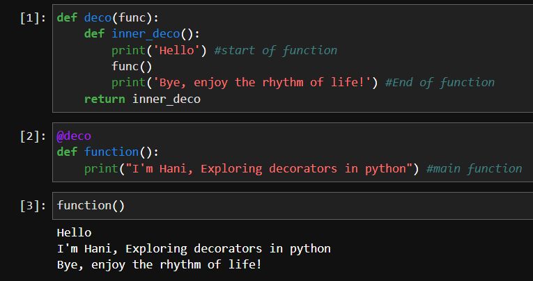 Hani Patel on LinkedIn: Simplifying Python Code with Decorators! 🚀 Ever ... Hani Patel on LinkedIn: Simplifying Python Code with Decorators! 🚀 Ever ...