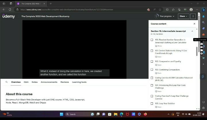 Vishal Babar on LinkedIn: #100daysofcode #webdev #milestoneachieved #udemy Vishal Babar on LinkedIn: #100daysofcode #webdev #milestoneachieved #udemy