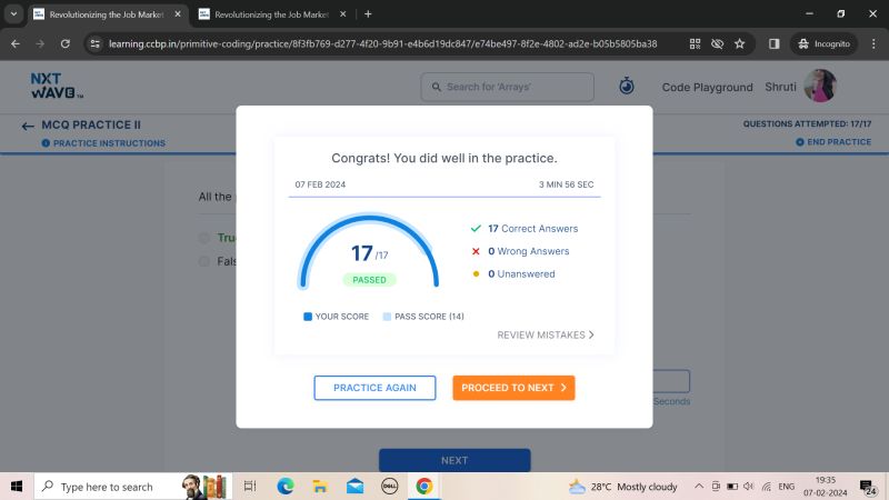 My second day of #30daysofcodechallenge with NxtWave | Shruti Rathore ... My second day of #30daysofcodechallenge with NxtWave | Shruti Rathore ...