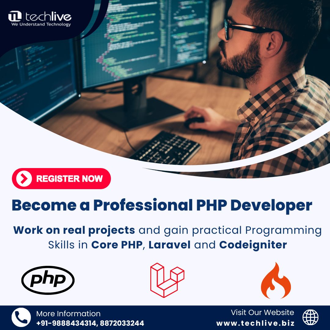 TECHLIVE SOLUTIONS on LinkedIn: #phpdeveloper #codeigniter #laravel # ... TECHLIVE SOLUTIONS on LinkedIn: #phpdeveloper #codeigniter #laravel # ...