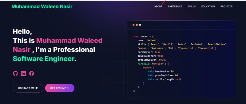 Muhamad Waleed Nasir on LinkedIn: #nextjs #webdevelopment #portfolio # ... Muhamad Waleed Nasir on LinkedIn: #nextjs #webdevelopment #portfolio # ...
