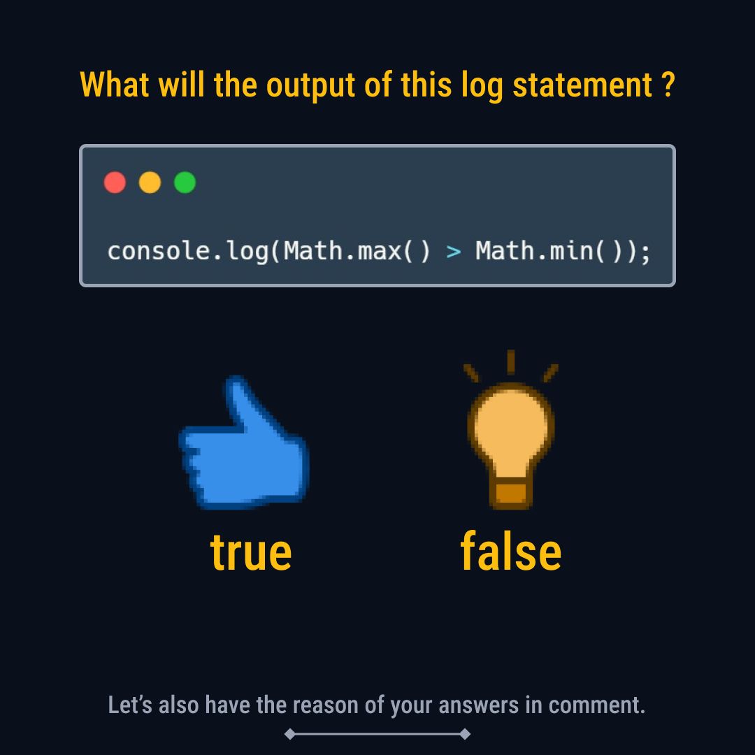 Gagan Saini on LinkedIn: #javascript #quiz #coding #codingchallenge # ... Gagan Saini on LinkedIn: #javascript #quiz #coding #codingchallenge # ...