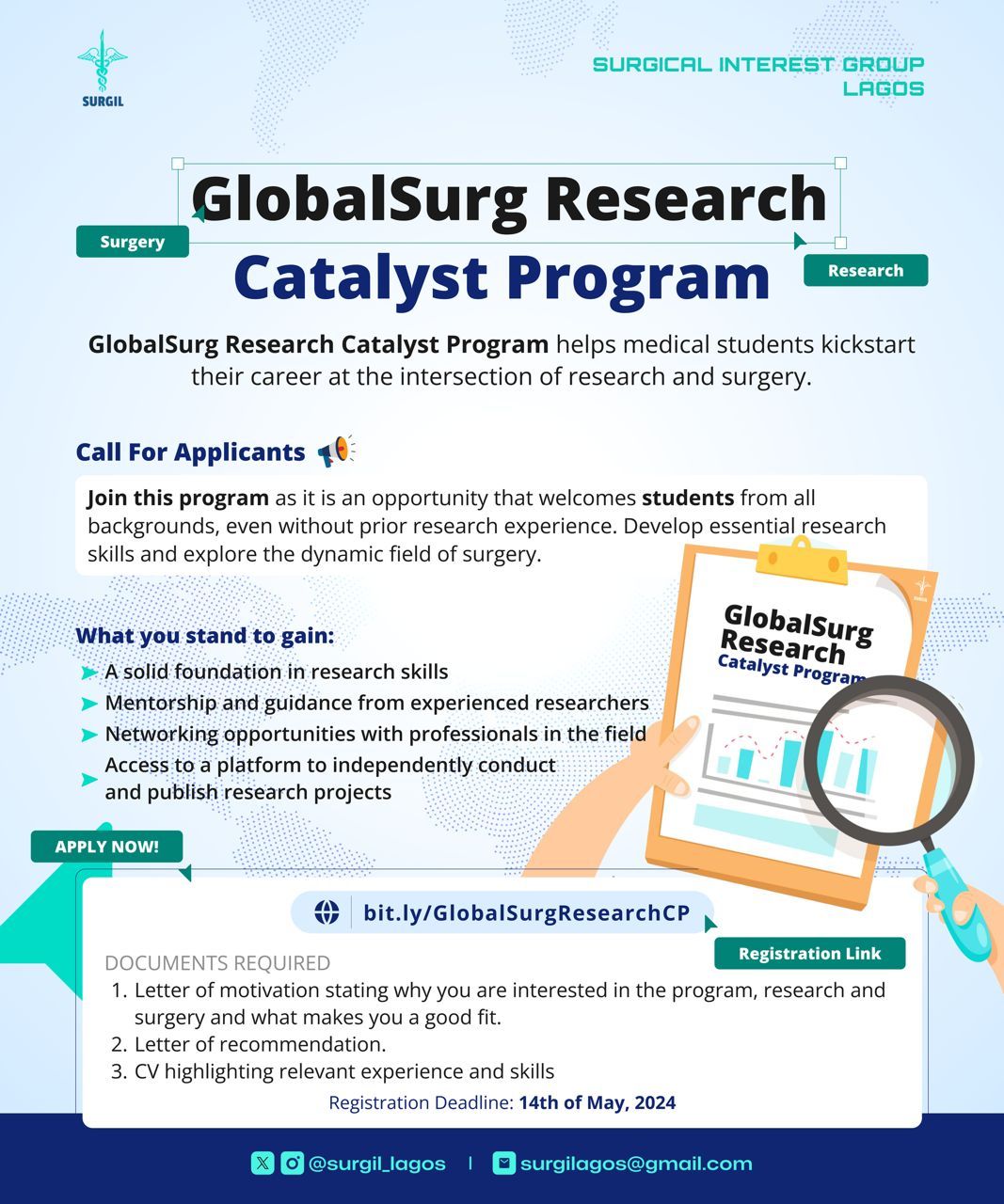 π Launch your research career with SURGIL's GlobalSurg Research ... π Launch your research career with SURGIL's GlobalSurg Research ...