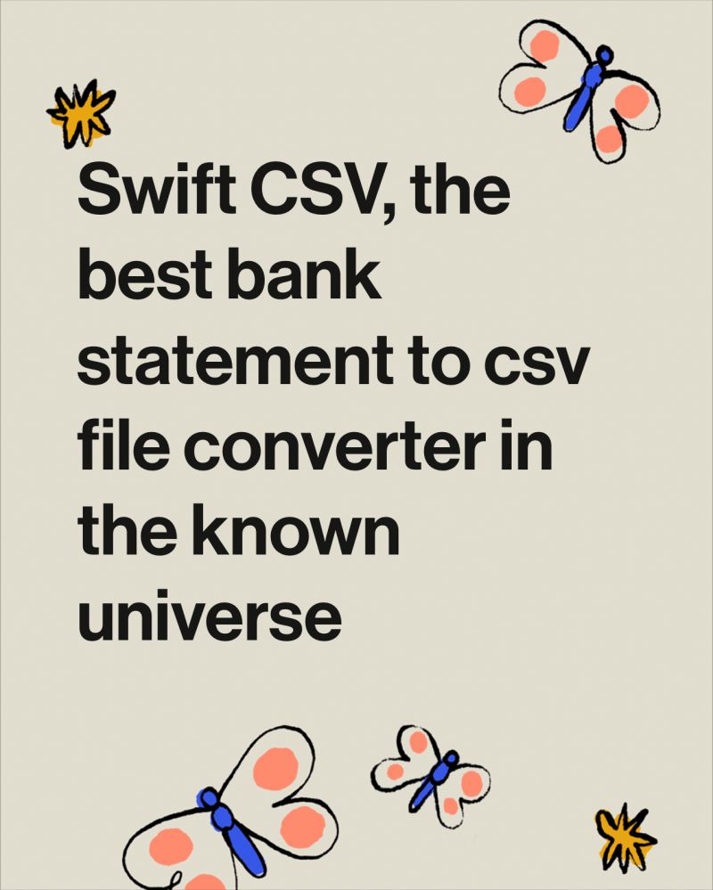 Swift CSV posted on LinkedIn Swift CSV posted on LinkedIn