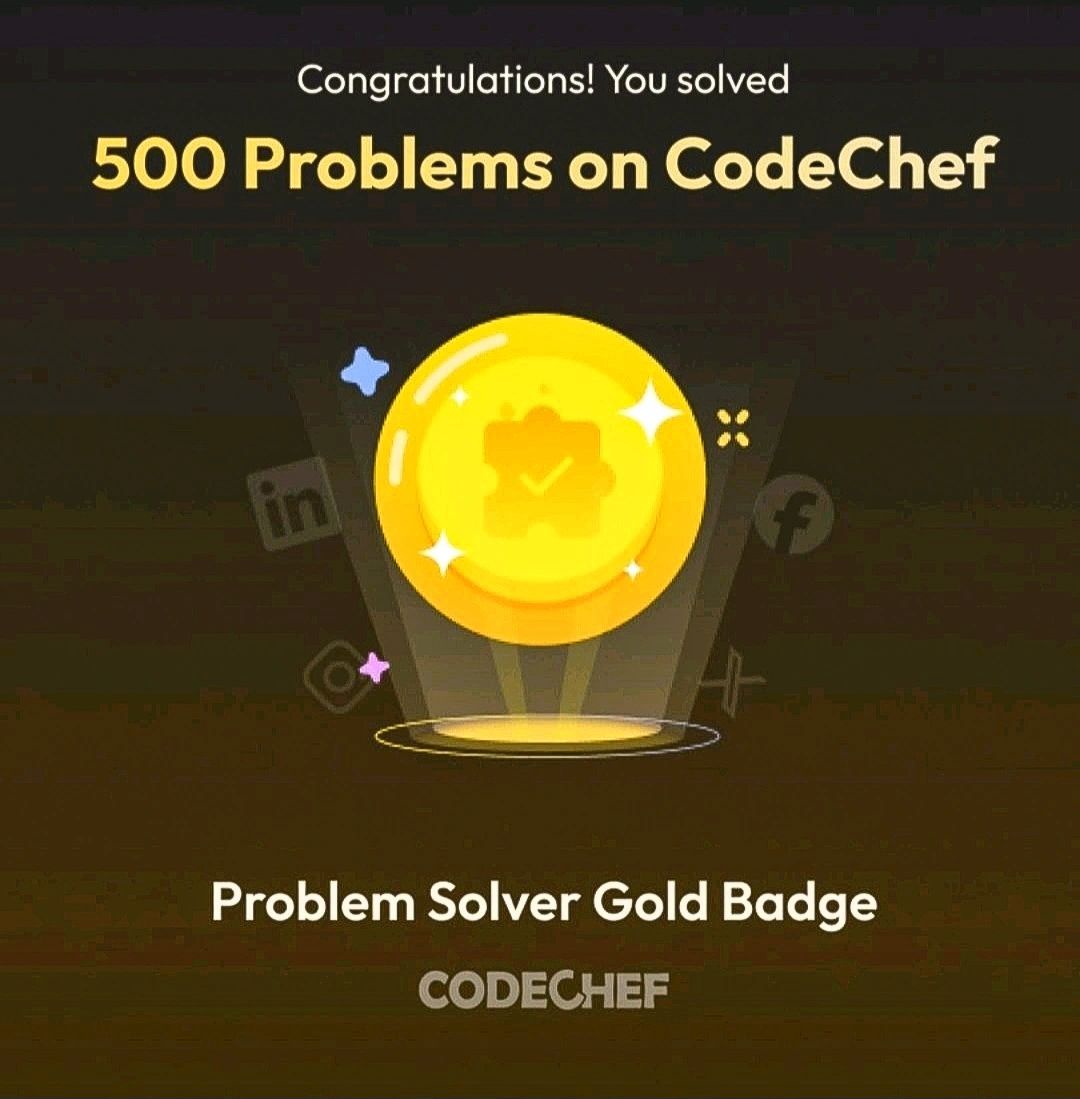 Saurav Kumar Bharti on LinkedIn: #codechef #algorithm #problemsolving # ... Saurav Kumar Bharti on LinkedIn: #codechef #algorithm #problemsolving # ...