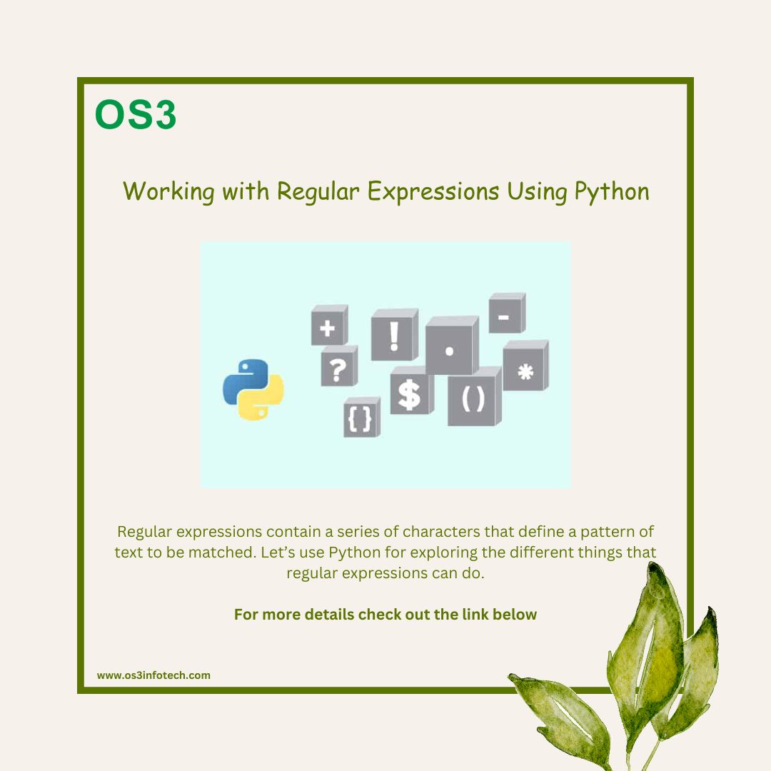 OS3 Infotech Pvt. Ltd. on LinkedIn: #python #pythonprogramming #python3 ... OS3 Infotech Pvt. Ltd. on LinkedIn: #python #pythonprogramming #python3 ...