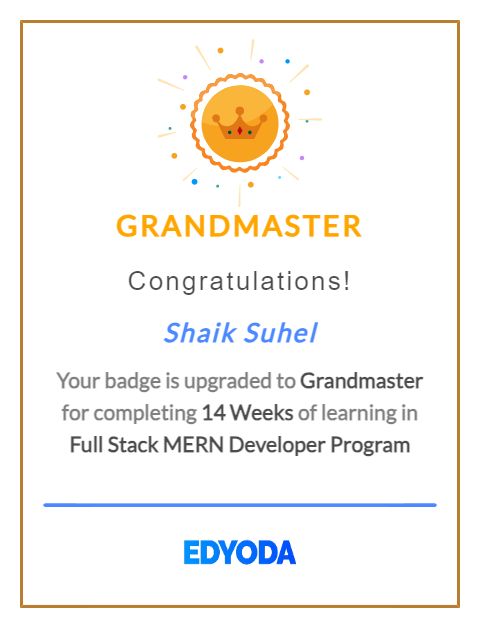 Suhel Shaik on LinkedIn: #mernstack #fullstackdevelopment #edyoda # ... Suhel Shaik on LinkedIn: #mernstack #fullstackdevelopment #edyoda # ...