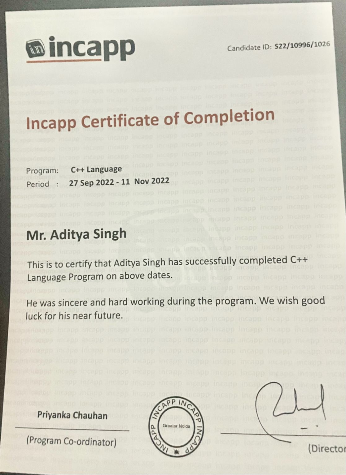 Aditya Singh on LinkedIn: #cplusplus #codingskills #careerdevelopment Aditya Singh on LinkedIn: #cplusplus #codingskills #careerdevelopment