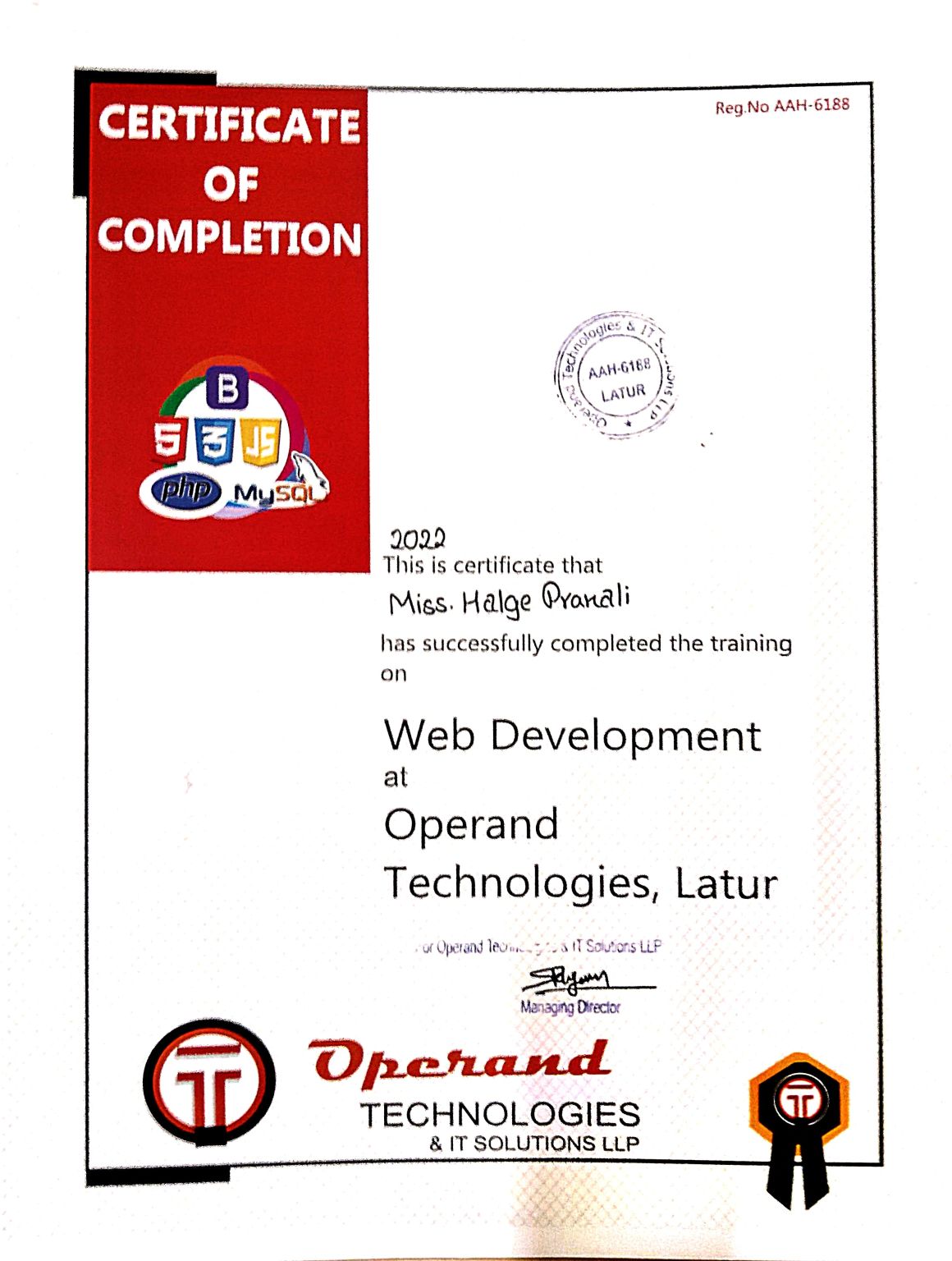 Pranali Halge on LinkedIn: #webdevelopment #operandtechnologies # ... Pranali Halge on LinkedIn: #webdevelopment #operandtechnologies # ...