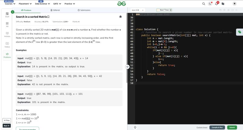 #100daysofcode #geekstreak2024 #geeksforgeeks #binarysearch # ... #100daysofcode #geekstreak2024 #geeksforgeeks #binarysearch # ...