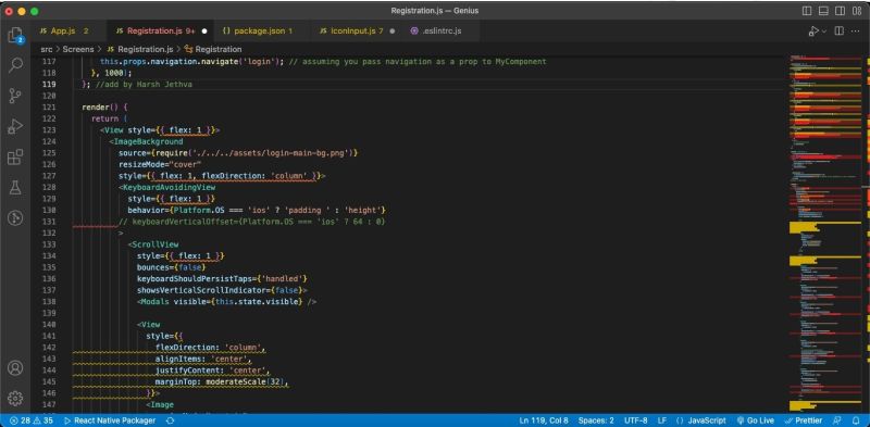 HARSHSINH JETHVA on LinkedIn: #reactnative #developers #vscode HARSHSINH JETHVA on LinkedIn: #reactnative #developers #vscode