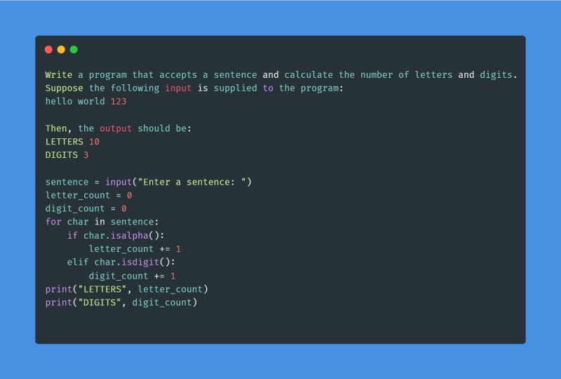 Abhishek Powar on LinkedIn: Write a program that accepts a sentence and ... Abhishek Powar on LinkedIn: Write a program that accepts a sentence and ...