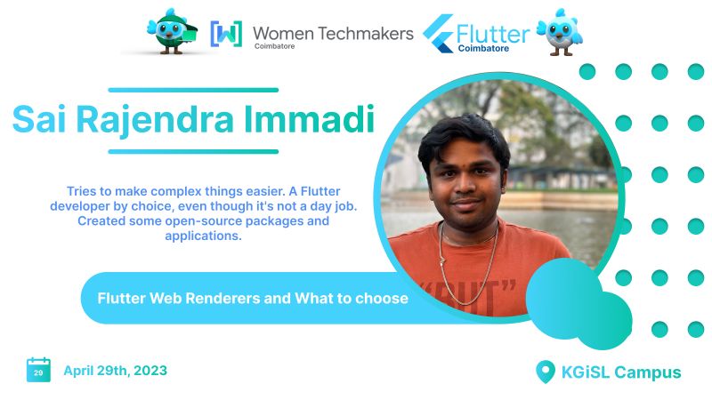 Flutter Coimbatore on LinkedIn: #fluttercbe #fluttercoimbatore #flutterdev Flutter Coimbatore on LinkedIn: #fluttercbe #fluttercoimbatore #flutterdev