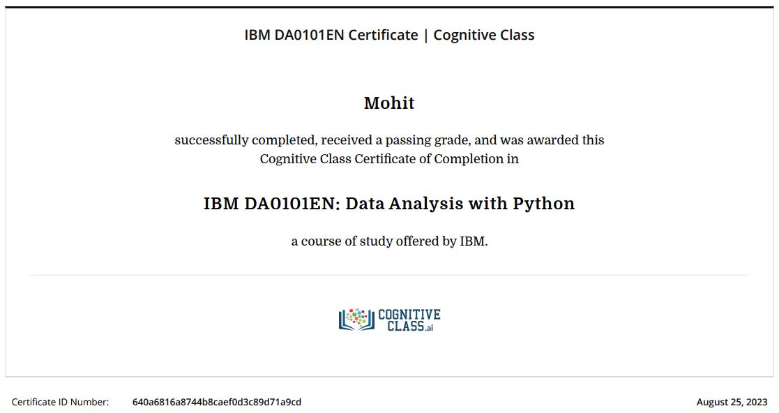 Mohit Kamboj on LinkedIn: #dataanalysis #python #ibm #datascience # ... Mohit Kamboj on LinkedIn: #dataanalysis #python #ibm #datascience # ...
