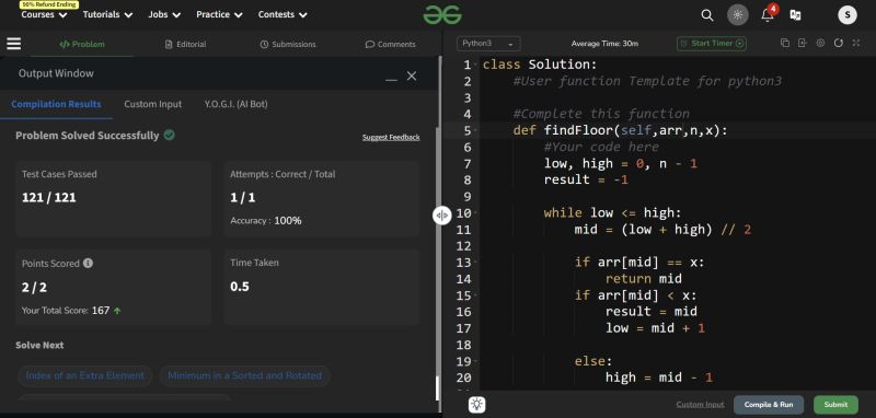 Sumit G on LinkedIn: #dsa #gfg #dsa #geeksforgeeks #coding #programming ... Sumit G on LinkedIn: #dsa #gfg #dsa #geeksforgeeks #coding #programming ...