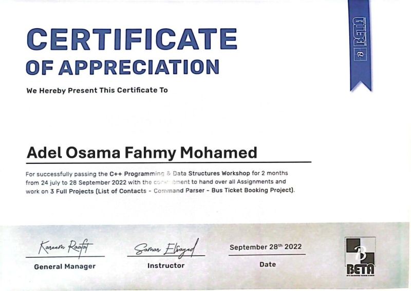 Adel Osama on LinkedIn: #cppprogramming #datastructures #algorithms # ... Adel Osama on LinkedIn: #cppprogramming #datastructures #algorithms # ...