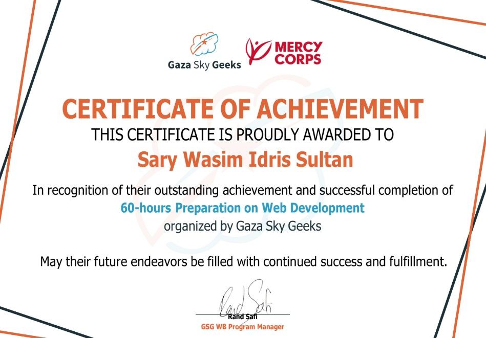 Sary Sultan on LinkedIn: #webdevelopment #html #css #javascript # ... Sary Sultan on LinkedIn: #webdevelopment #html #css #javascript # ...
