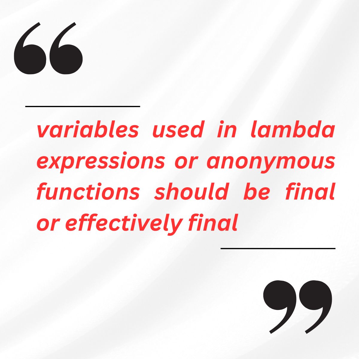 Adithya Narayan on LinkedIn: #java #lambda #variables Adithya Narayan on LinkedIn: #java #lambda #variables
