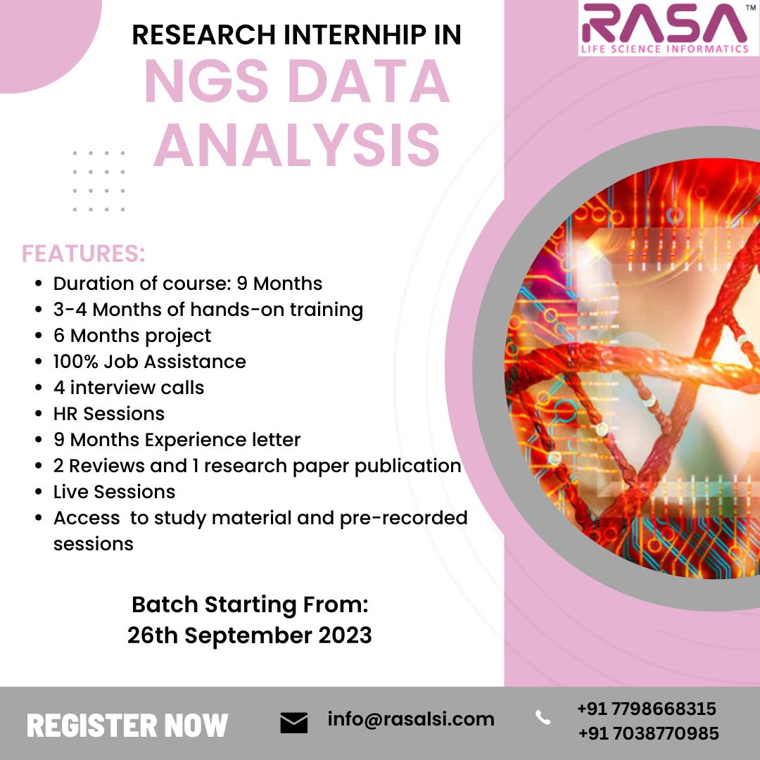 #researchinternship #onlinetraiining #dataanalysis #biopython… | RASA ... #researchinternship #onlinetraiining #dataanalysis #biopython… | RASA ...