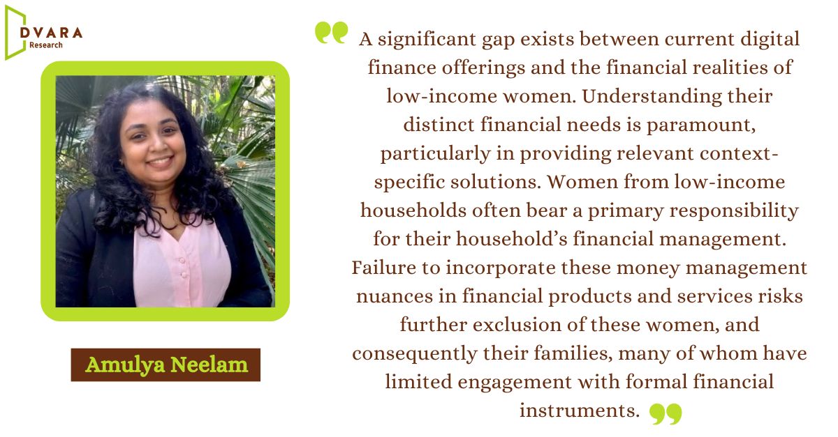 Dvara Research on LinkedIn: #womensday2024 Amulya Neelam talks about ... Dvara Research on LinkedIn: #womensday2024 Amulya Neelam talks about ...