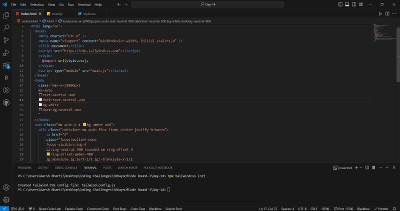 Aarsh Bharti on LinkedIn: #30daysofcodechallenge #webdevelopment # ... Aarsh Bharti on LinkedIn: #30daysofcodechallenge #webdevelopment # ...